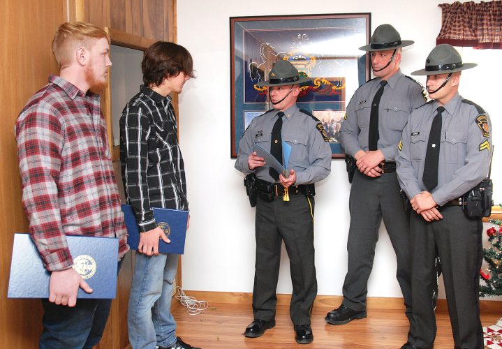 Teens honored for bravery | News, Sports, Jobs - The Sentinel